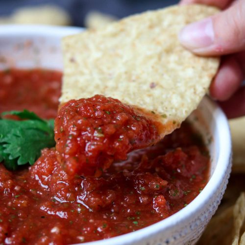 The Very BEST Restaurant Style Salsa - Mom's Dinner