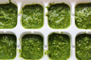 Basil Walnut Pesto + Freezing Tips