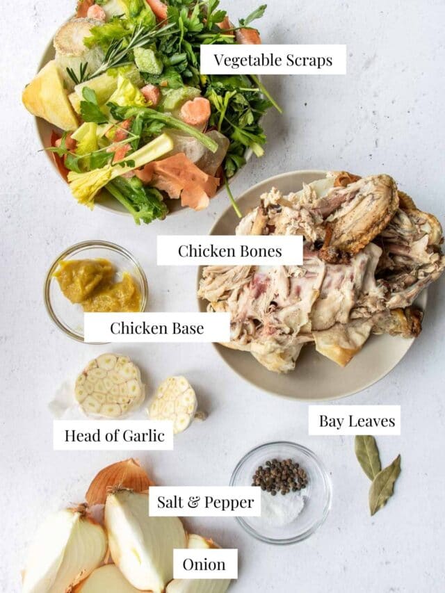 Homemade Instant Pot Chicken Stock