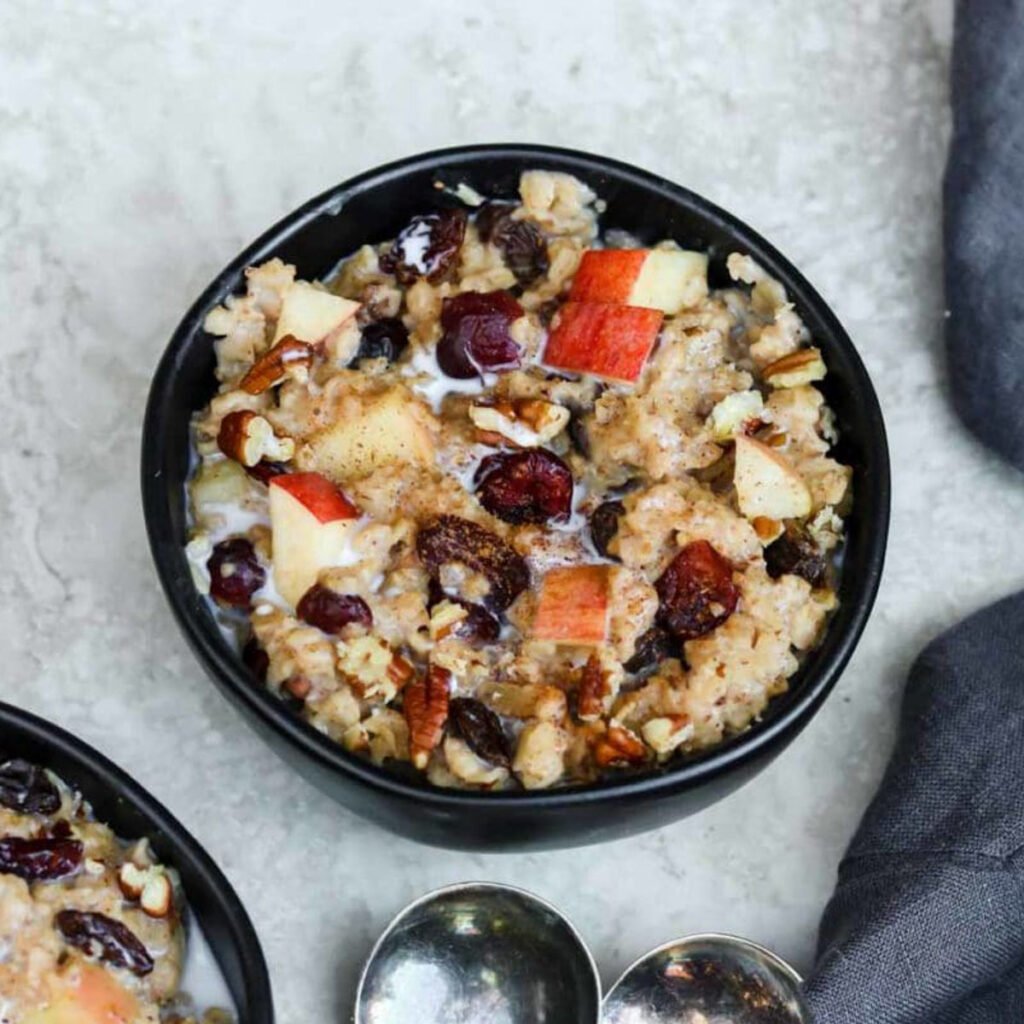 Oatmeal Loaded with Fruit & Nuts