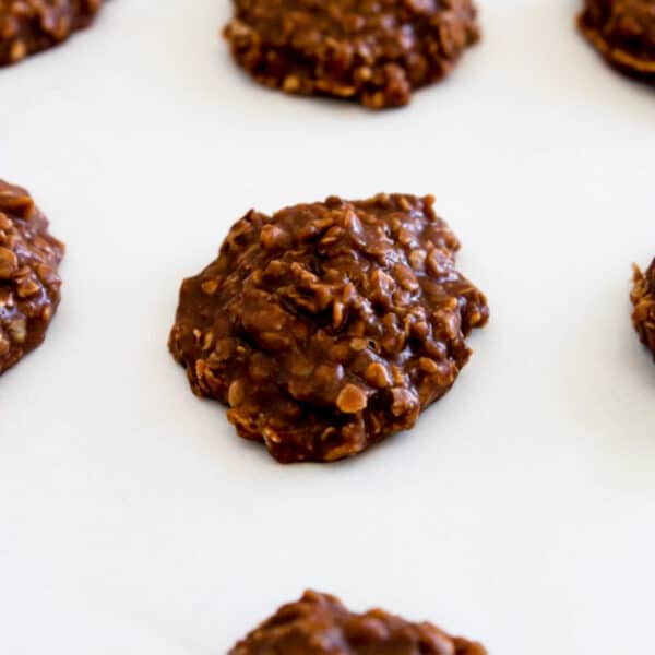 Fudgy Chocolate No Bake Cookies