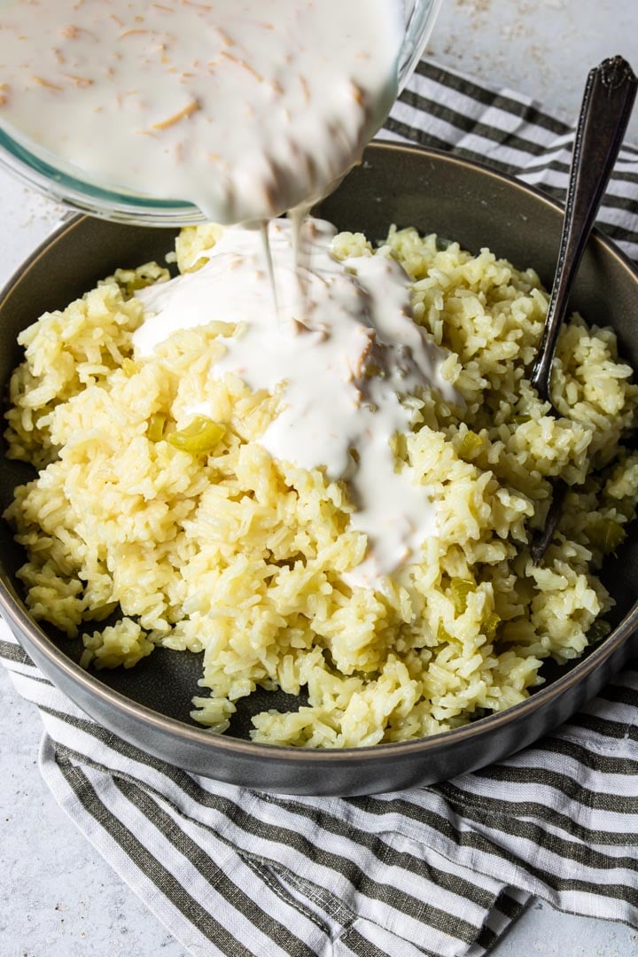 Simply Cheesy Rice Recipe (Stove Top, Instant Pot, and Keto)