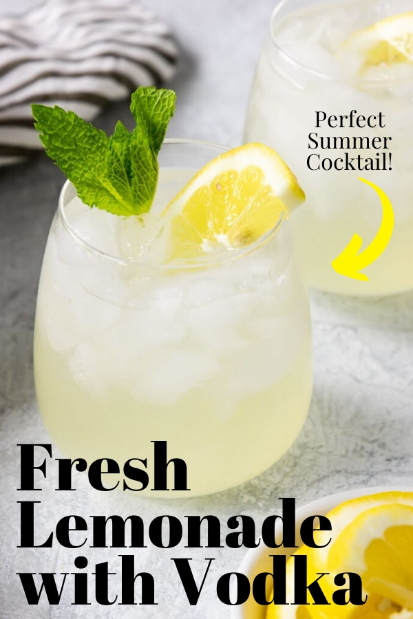 Vodka Lemonade with Fresh Lemonade| With Fresh Squeezed Lemonade - Mom ...