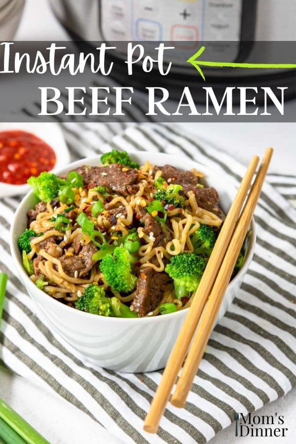 Easy Instant Pot Beef Ramen - Mom's Dinner