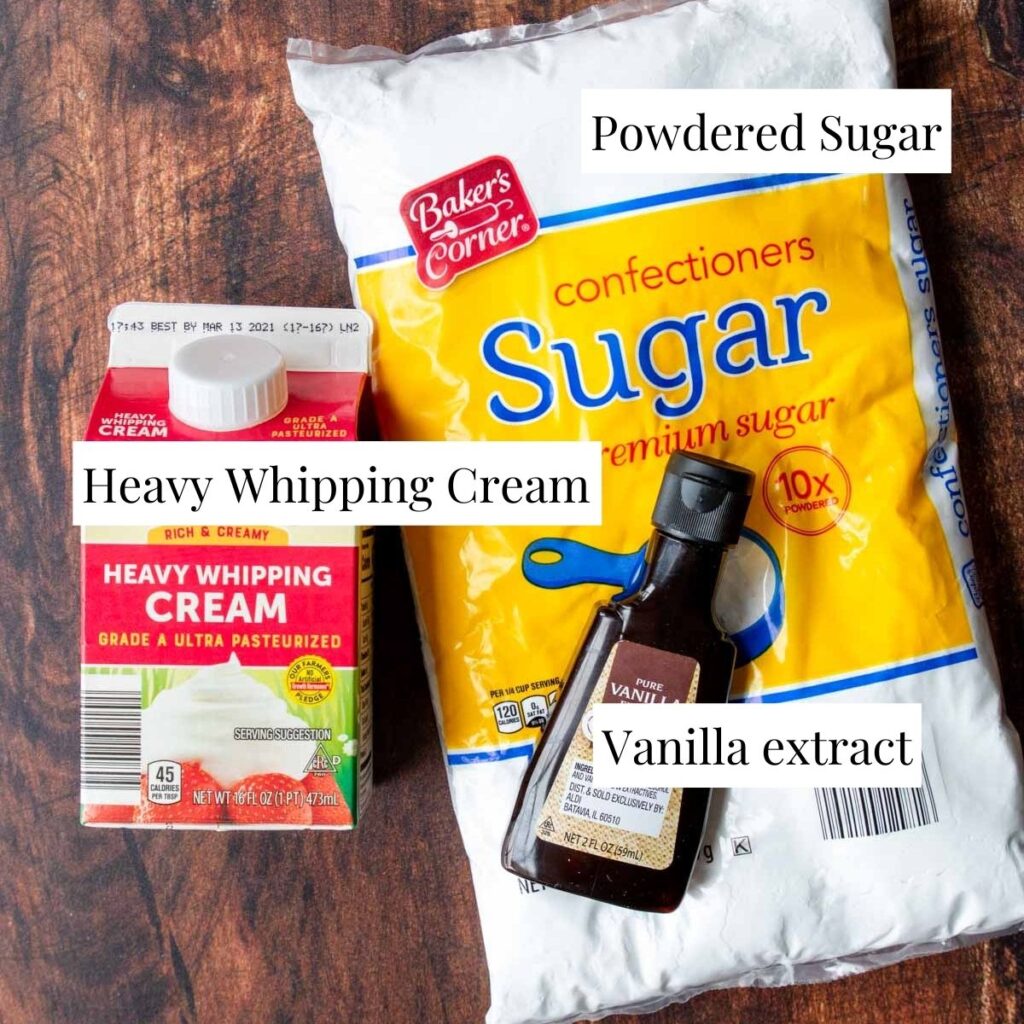 Homemade Sweetened Whipped Cream
