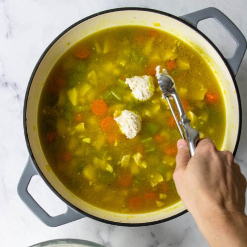 Creamy Chicken Stew w/ Fluffy Drop Dumplings + VIDEO