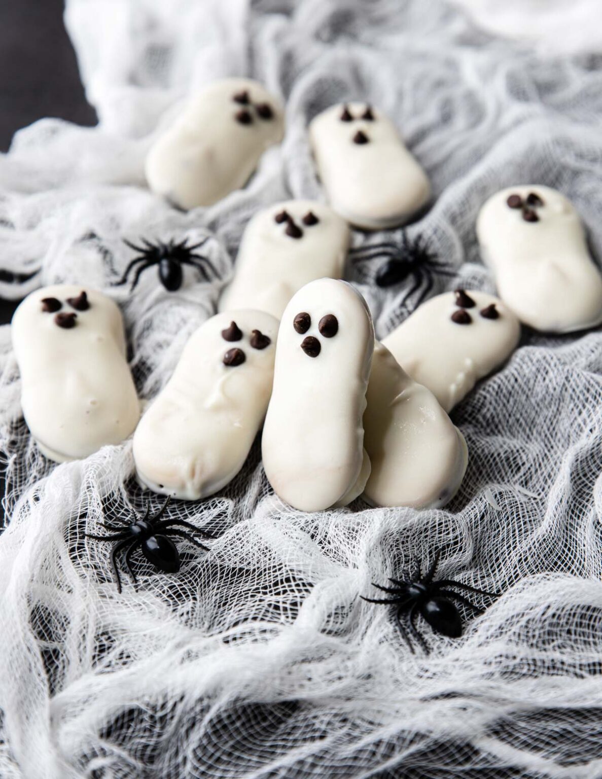 Frightful Ghost Cookies- No Bake!!