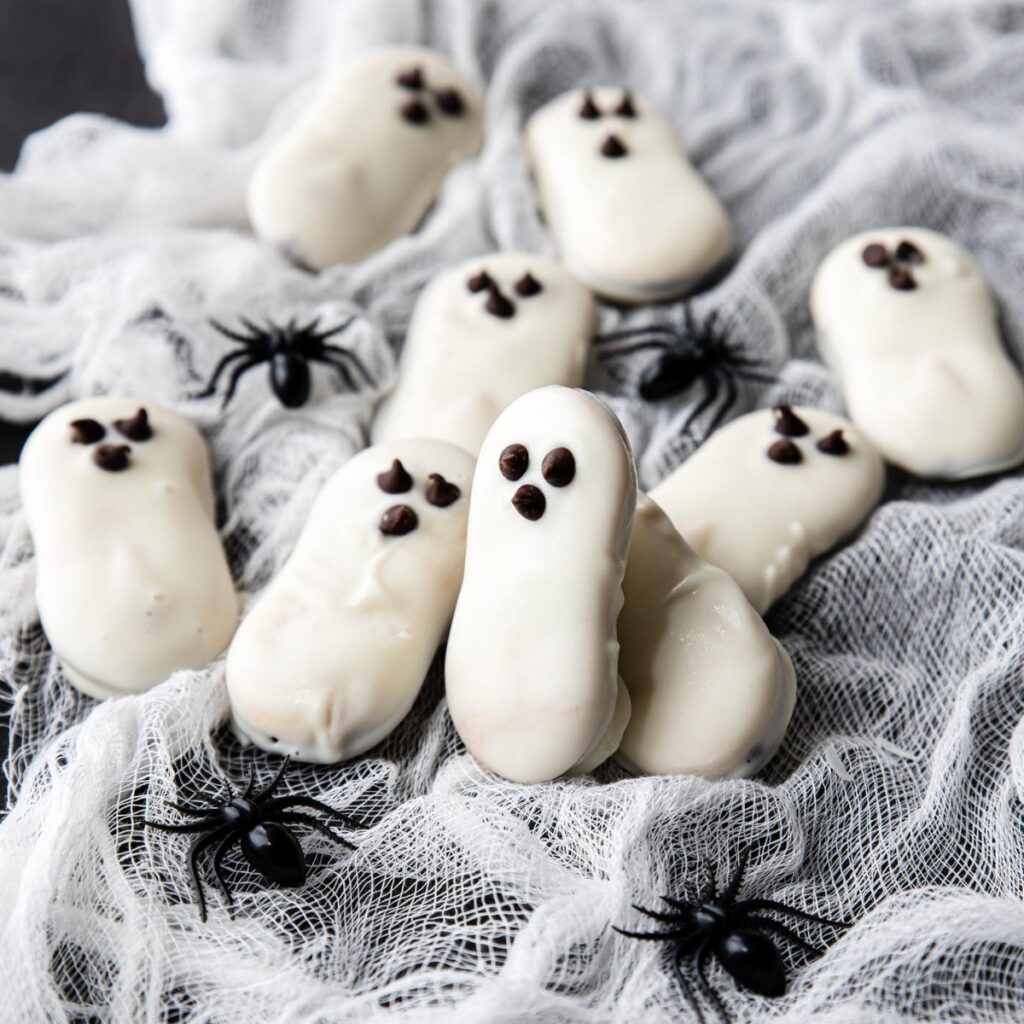 Frightful Ghost Cookies- No Bake!!