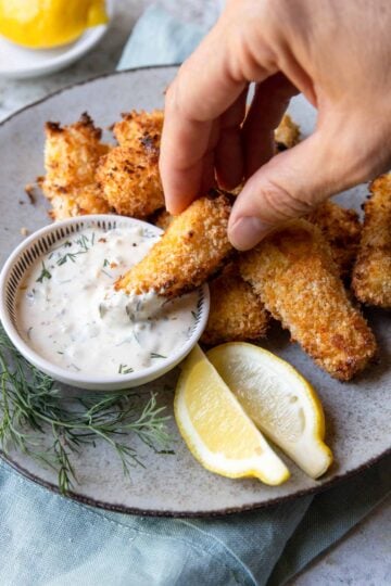 Homemade Crispy Fish Sticks (Baked)- Mom's Dinner