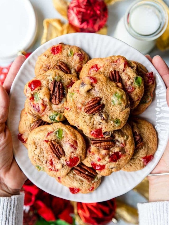 Holiday Fruit Drop Cookies - Mom's Dinner
