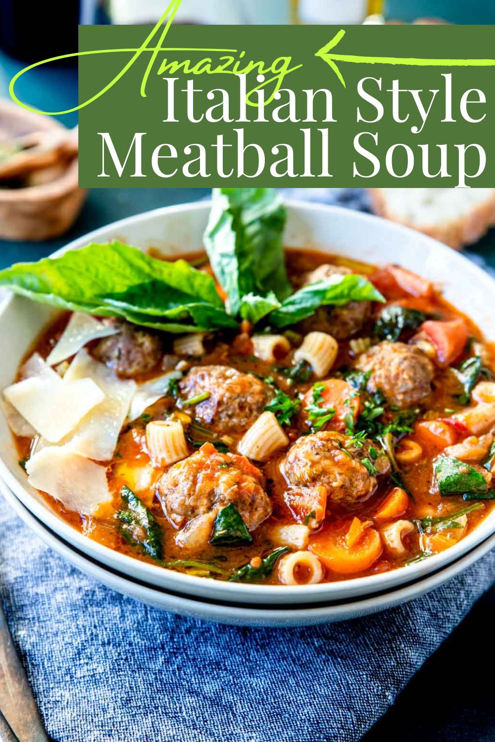 Italian Style Meatball Soup - Mom's Dinner