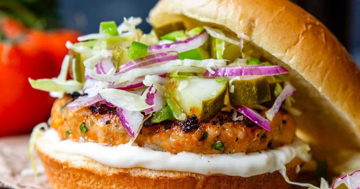 Grilled Chicken Burger Recipe