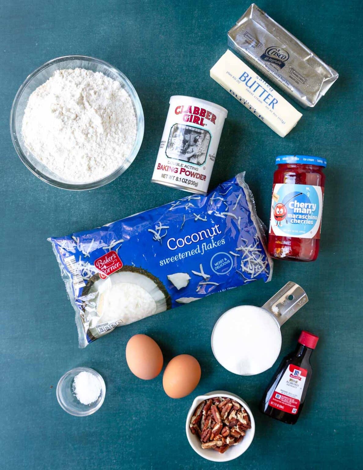 Bite Sized Cherry Macaroons Cookies