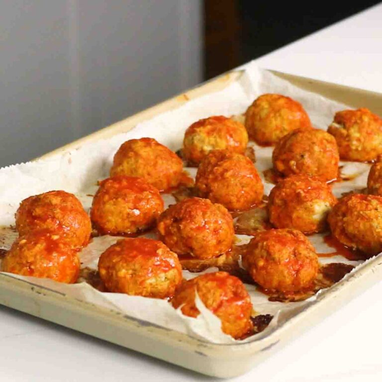 Outstanding Buffalo Chicken Meatballs + Video