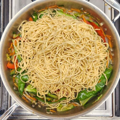 25 Minute Simple Lo Mein With Veggies