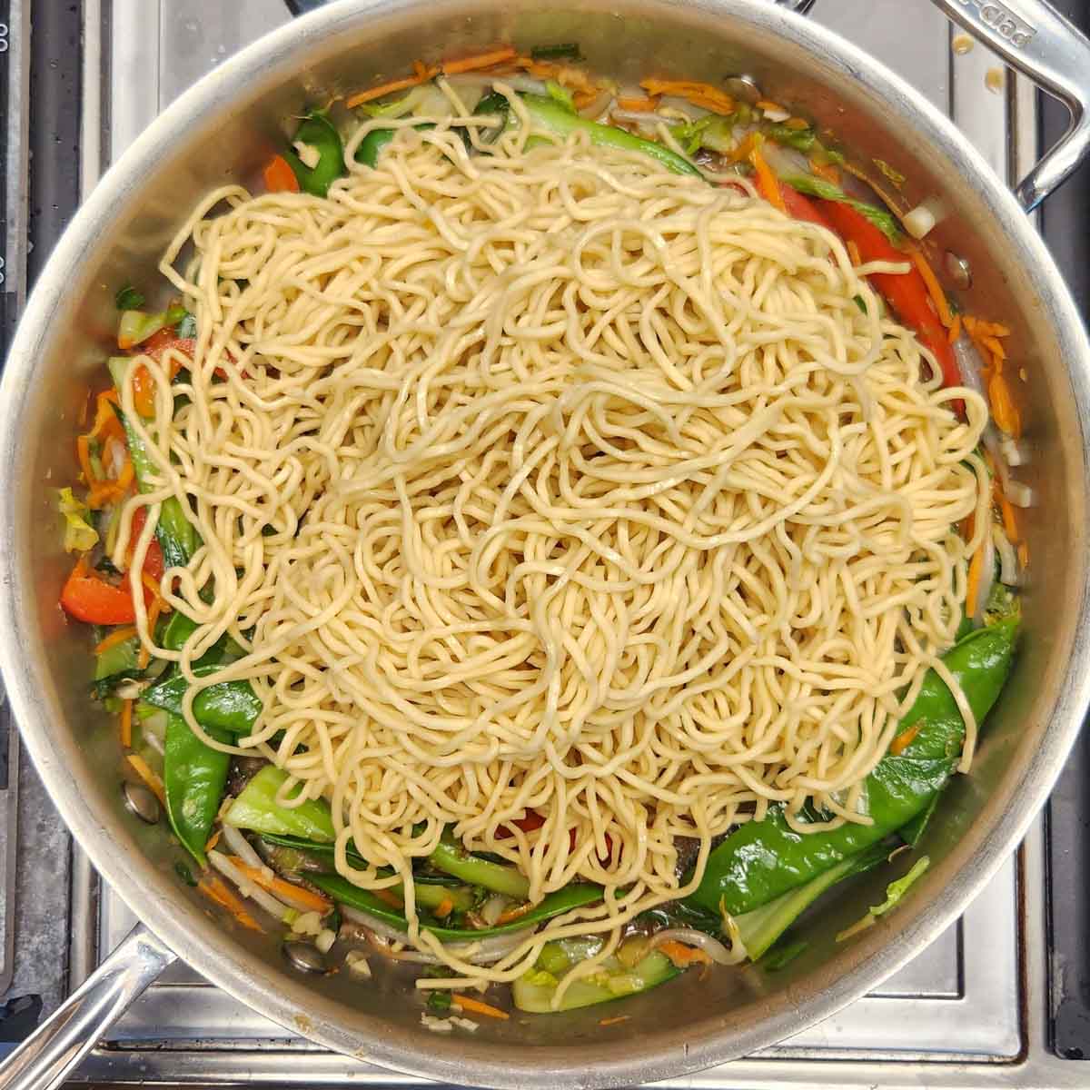 25 Minute Simple Lo Mein With Veggies